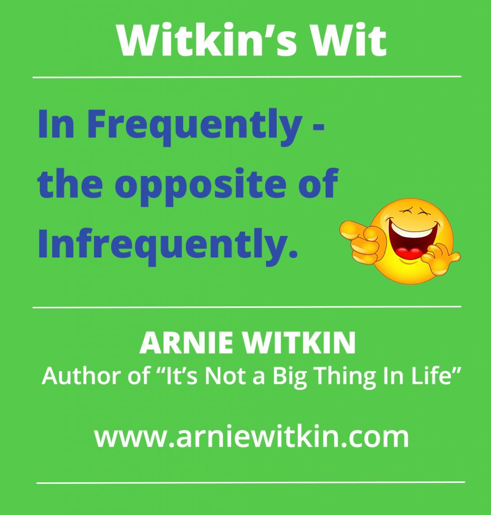 Witkin’s Wit – Arnie Witkin